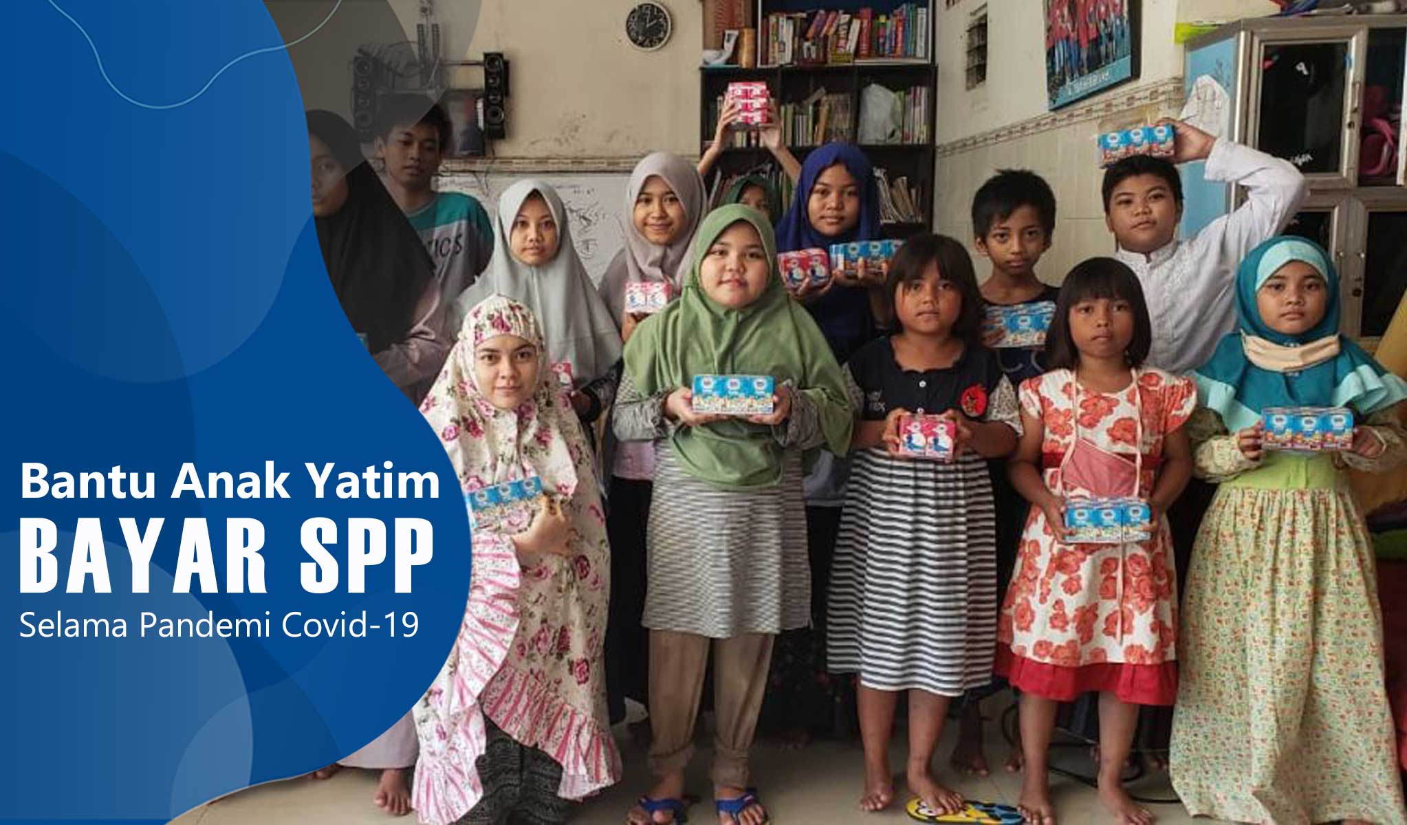 Bantu Anak Yatim Bayar SPP selama Pandemi Covid-19